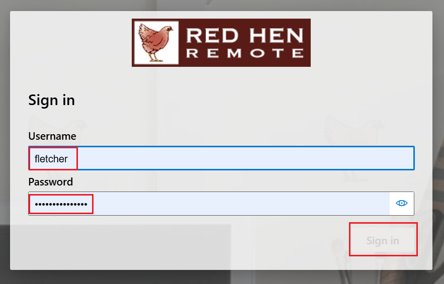 How do I connect to my Red Hen desktop using RDP? – Red Hen Remote Helpdesk