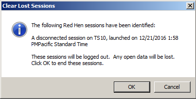 How to force a disconnected session closed – Red Hen Remote Helpdesk